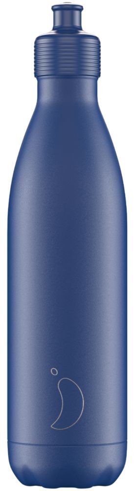 Chilly's Bottle 750ml Sport Matte Blue - Chilly's Bottles - Pine-apple